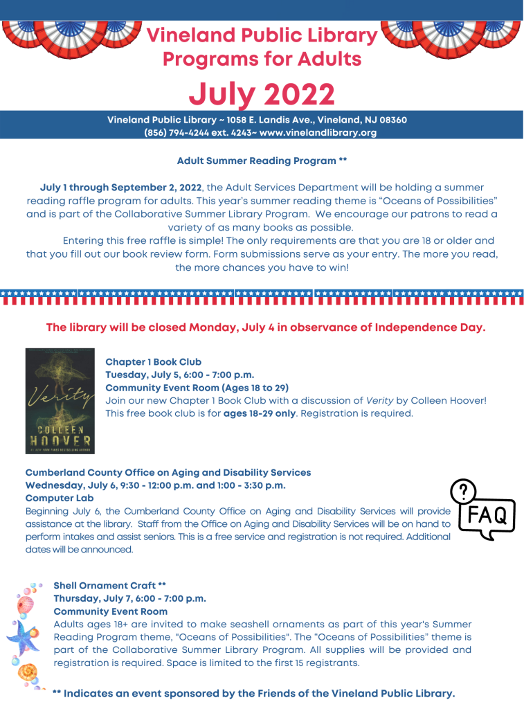 Reference – Vineland Public Library