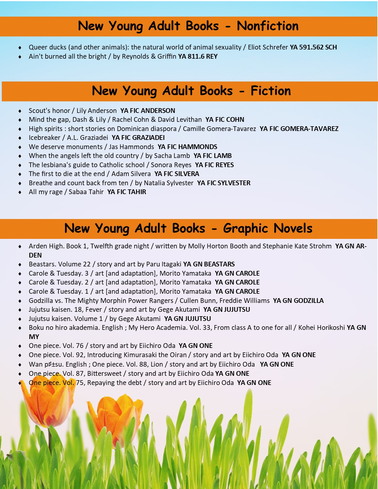 New Books – Vineland Public Library